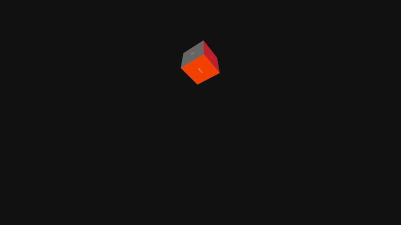 CSS Graphic & Animation - 04 - 3D Rotating Cube