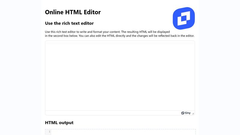 Online HTML Editor