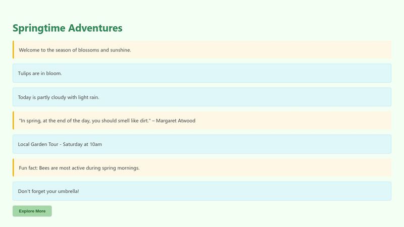 Spring Save DOM Elements into Variables