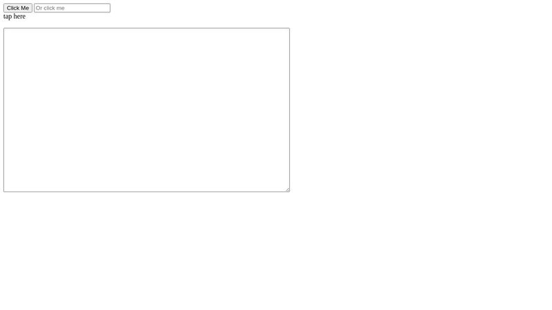 Button keyboard handling