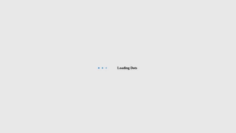 Loading Dots Animation