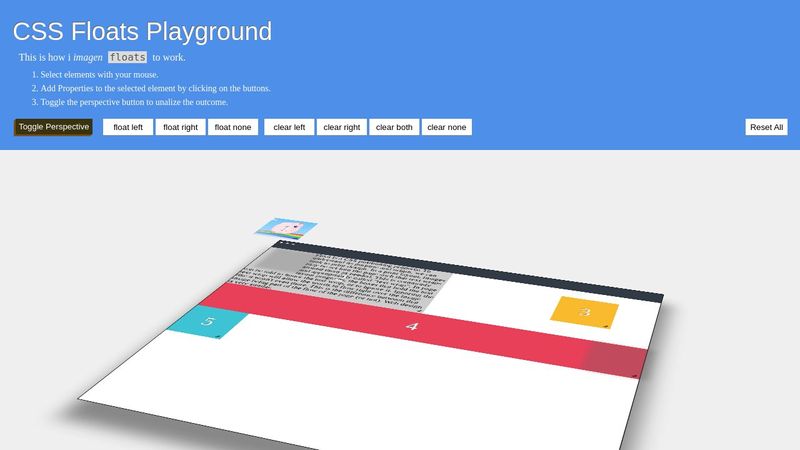 CSS Floats Playground