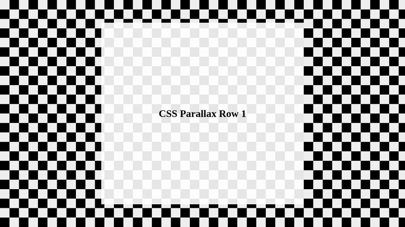 Simple CSS Parallax