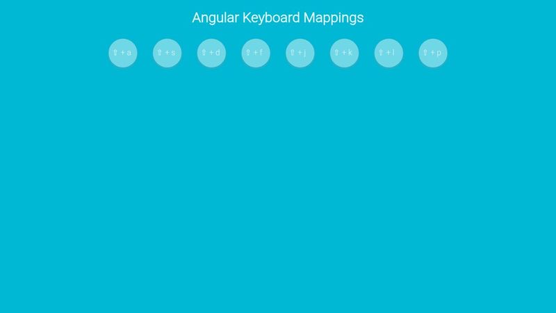 Angular Keyboard Events