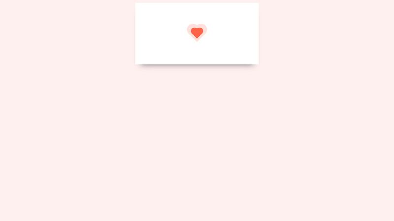 css favorite(heart) animation