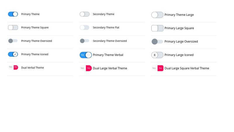 Input Checkbox Toggle UI