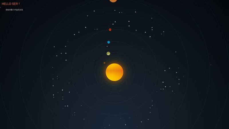Solar System animation - Pure CSS-mobile-first