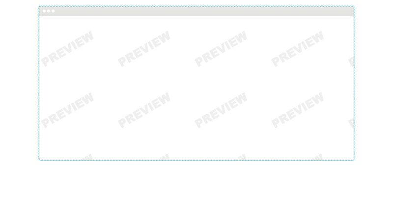 Browser window in CSS