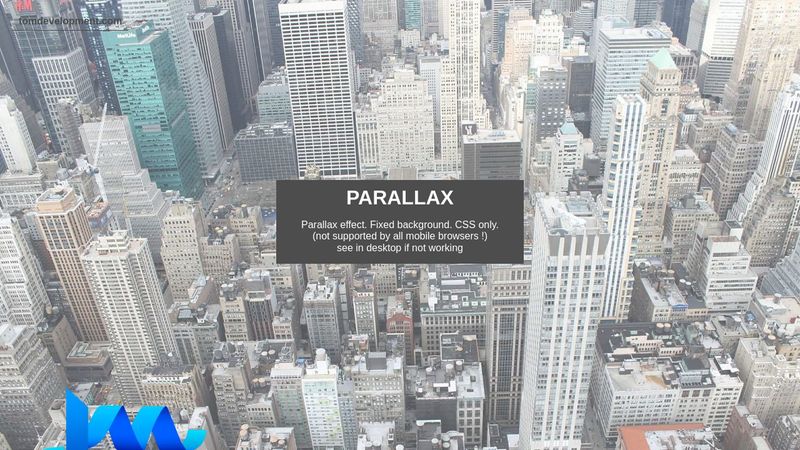 Parallax Scrolling Pure CSS