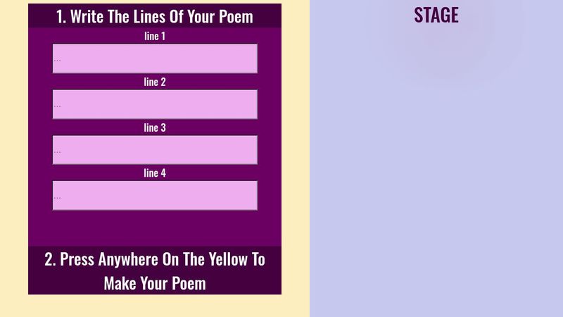 vue.js for poetry