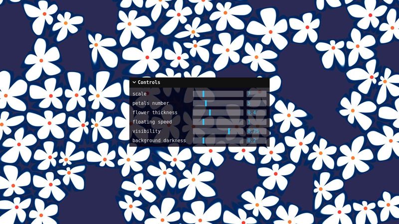 WebGL Flower Pattern