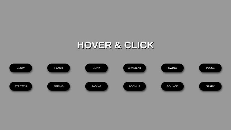 Buttons - Hover & Click