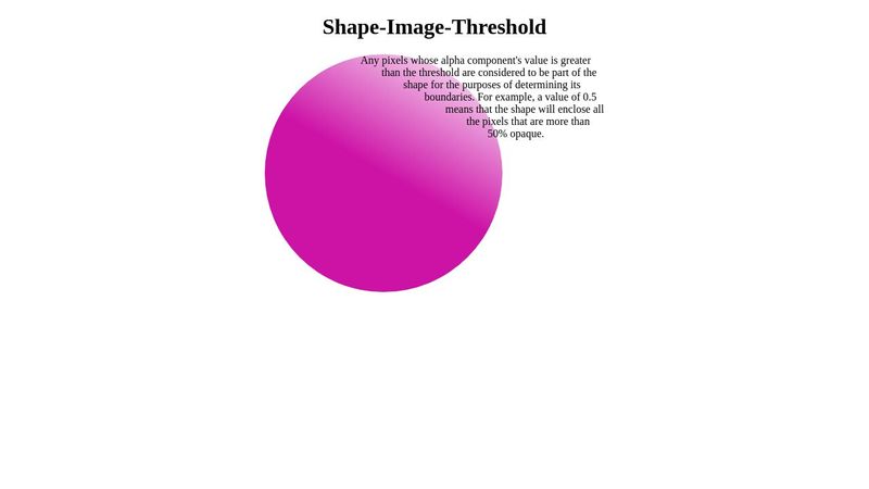 Shape-Image-Threshold