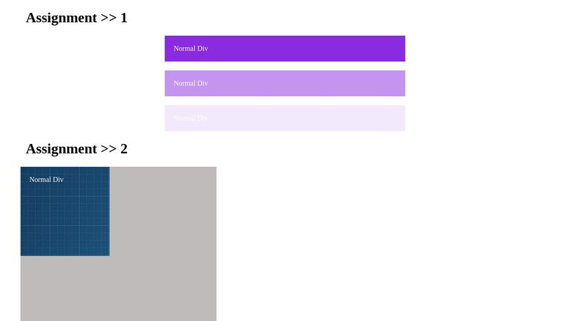 CSS Assignment 5 To 8