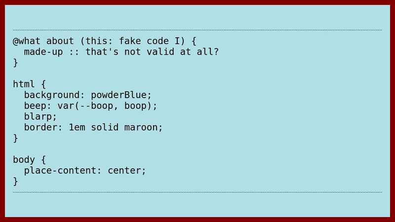 Error recovery using `;` and `}`