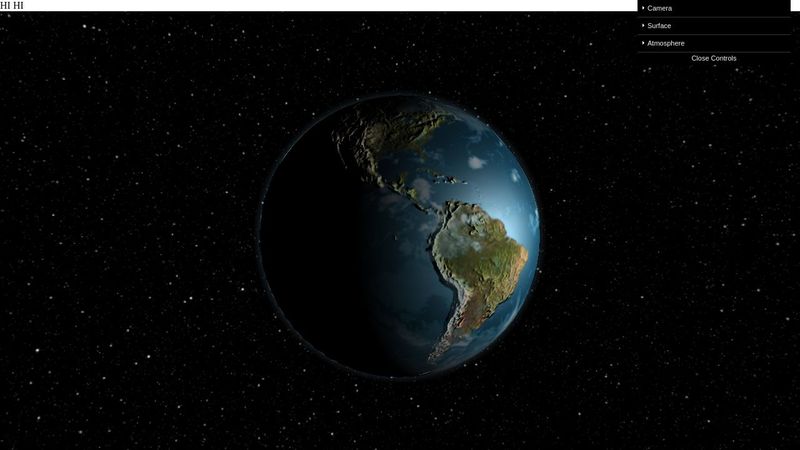 three.js Earth