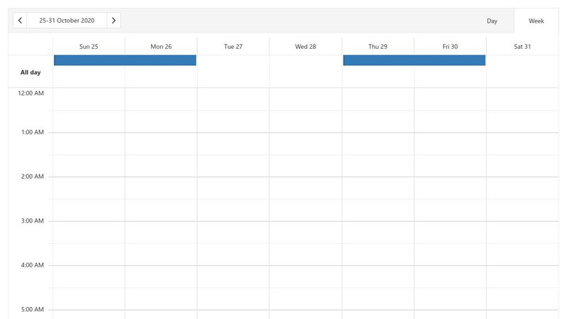 DevExtreme - HTML5 JavaScript Scheduler