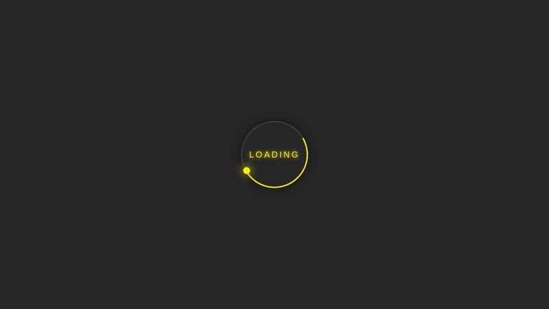 Glowing Loader Ring Animation