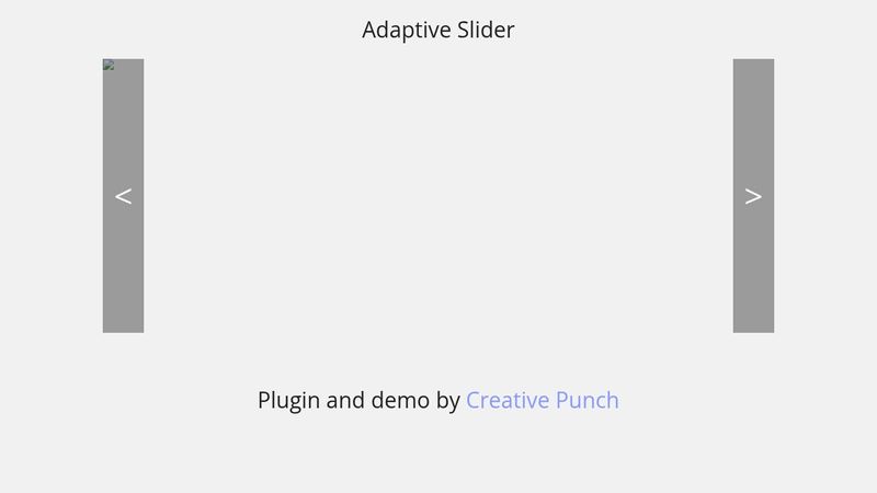 jQuery Adaptive Slider Demo