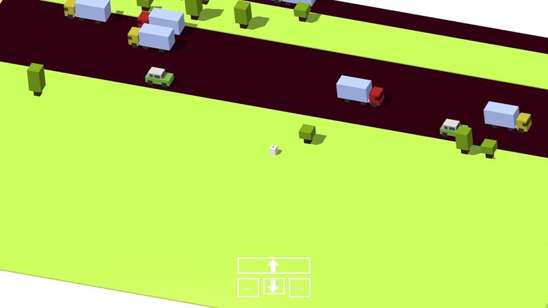 Crossy Road with three.js
