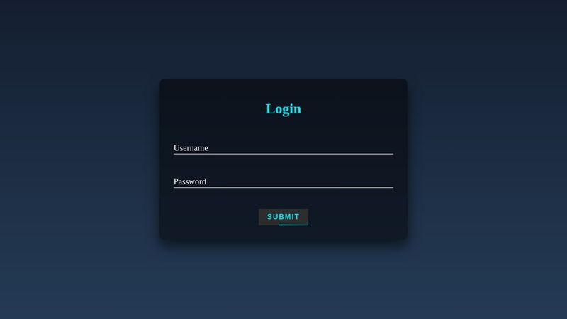 Animated Login Form (Pure HTML & CSS)