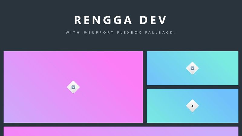 CSS Tutorial - CSS Grid Layout with @support flexbox fallback