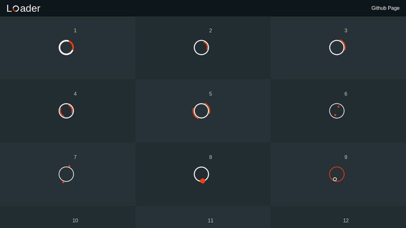 CSS3 Loader & Spinners
