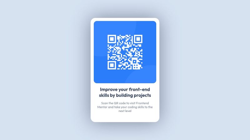 QR code component - frontendmentor