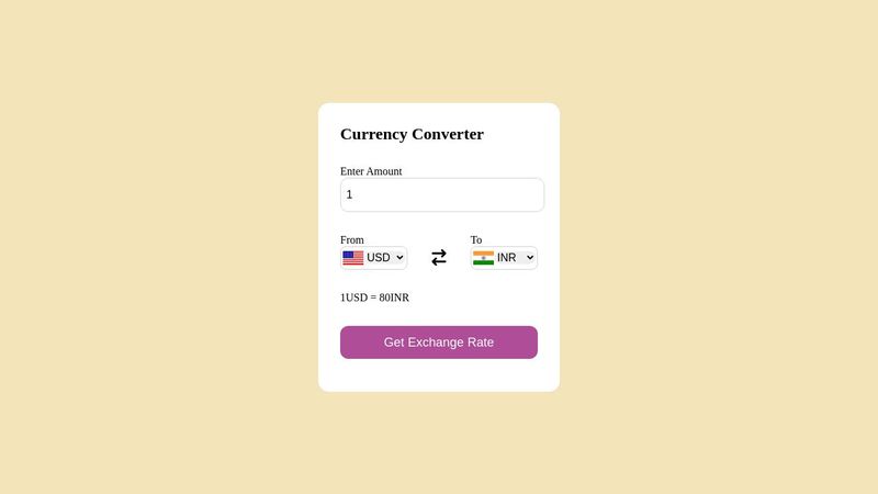 Currency Converter Project