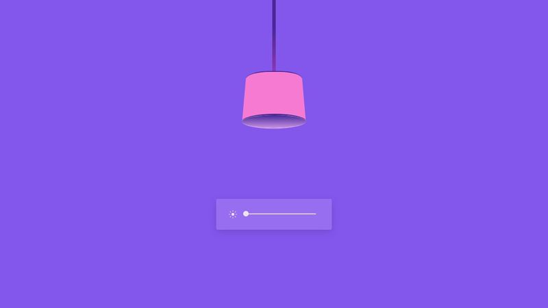 CSS controlled Lamp with Range Input