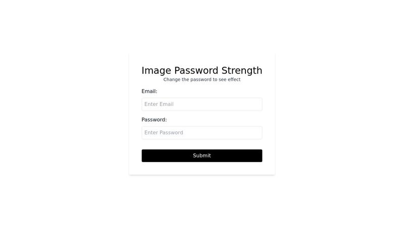 Password Strength Background - #50Projects50Days