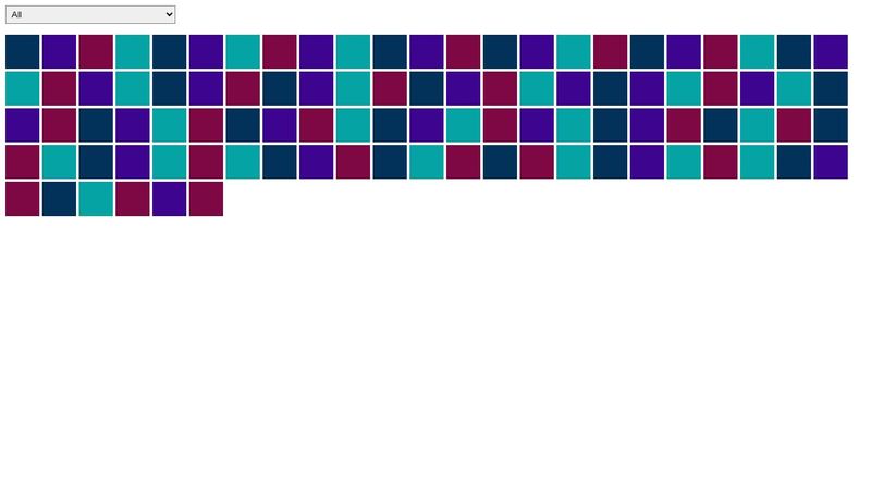 Select Option div filtering jQuery