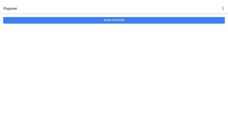 Ionic v5 Chrome Popover Workaround