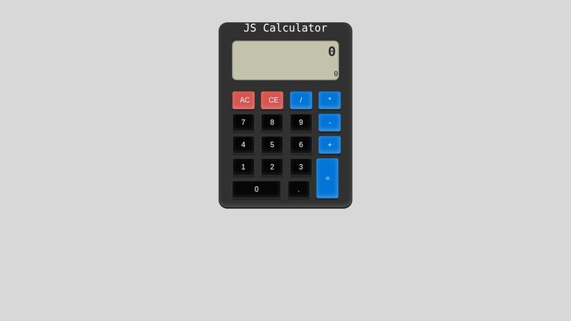 FCC: Javascript Calculator