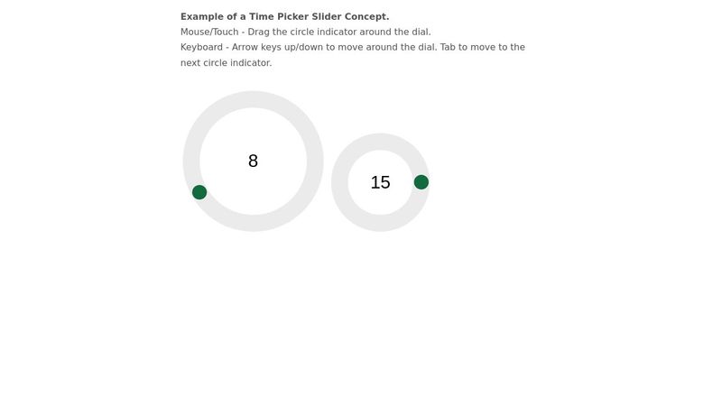 Time Picker Concept