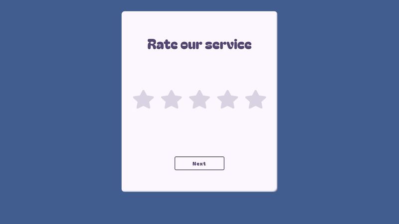 Animated star rating