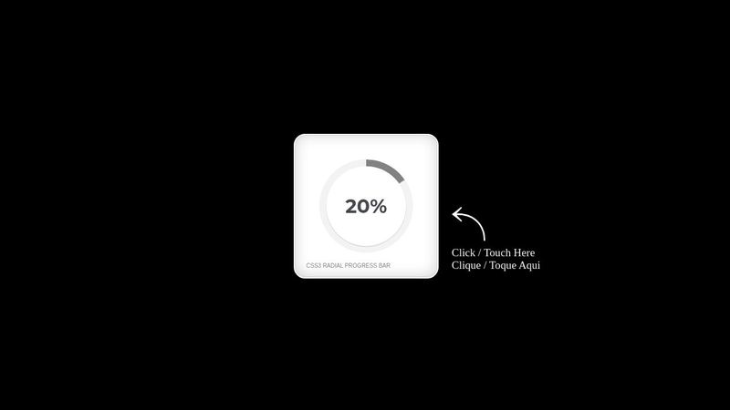 CSS3 Radial Progress Bar