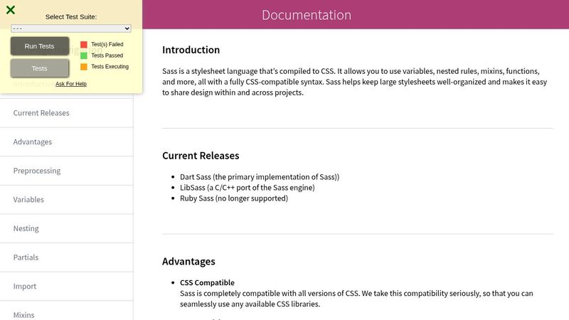 FreeCodeCamp Technical Documentation page
