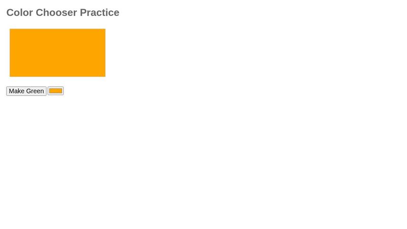 Color Chooser Practice