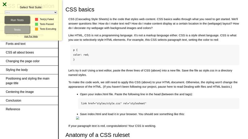 CSS DOCUMENTATION