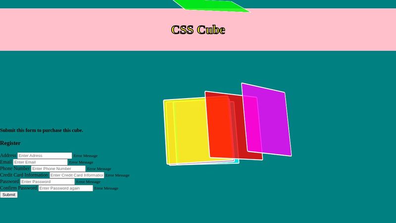CSS Cube