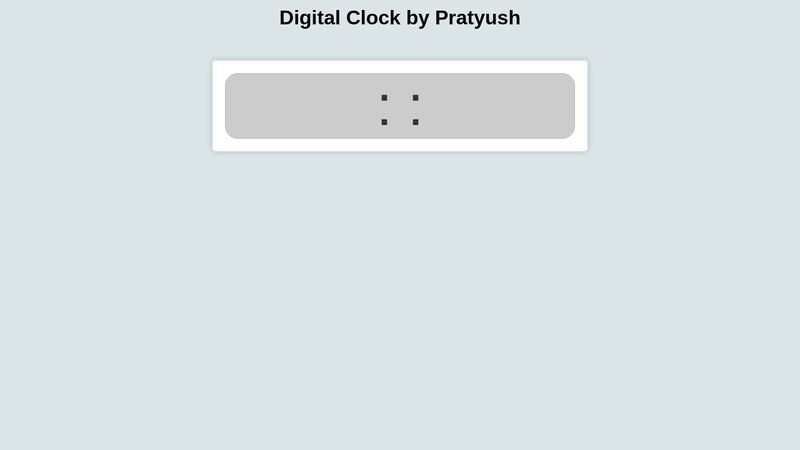 Digital Clock