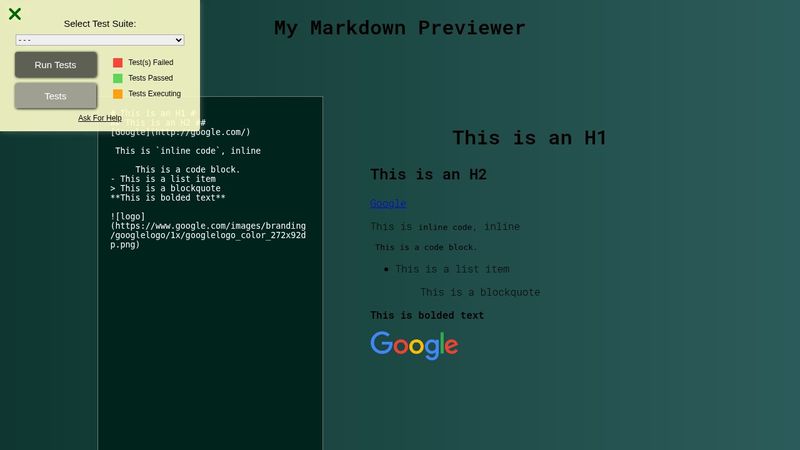 Markdown Template