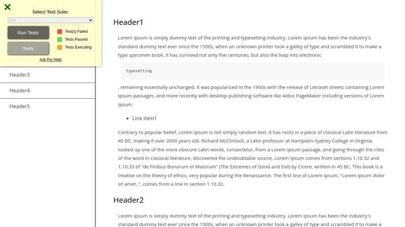 freeCodeCamp Technical Documentation Page