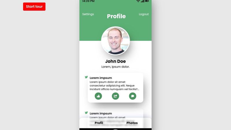 App Tour with Tourguide.js