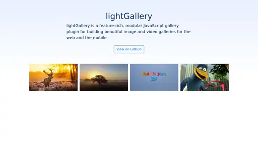 lightGallery videos