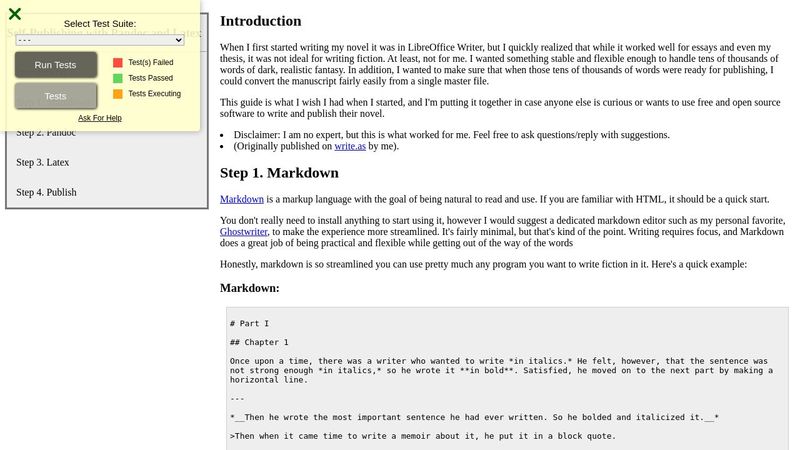 FCC: Technical Documentation Page