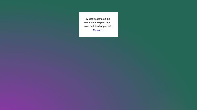 truncated text w/ more button (CSS only, with optional JS helper)