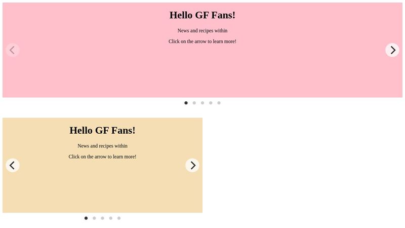 Live coding demo - HTML5 slider studies with Flickity