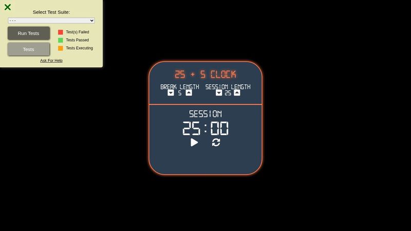 25 + 5 Clock (React)